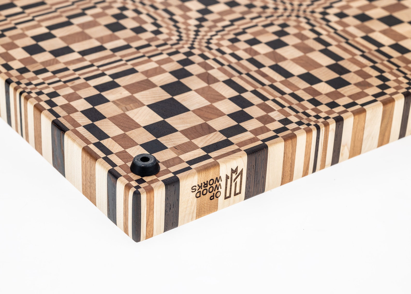 End Grain Cutting Board 3D, Butcher Block, Decor Board No. 003D/1 ...