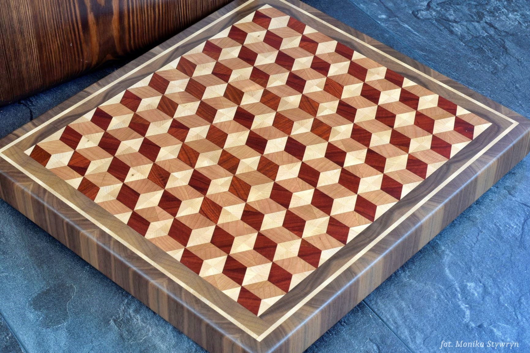 End Grain Cutting Board 3D, Butcher Block, Schneidebrett, Küchenbrett ...