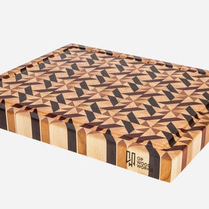 End Grain Cutting Board, Butcher Block No. 034e/1. Pattern: 034e - Etsy