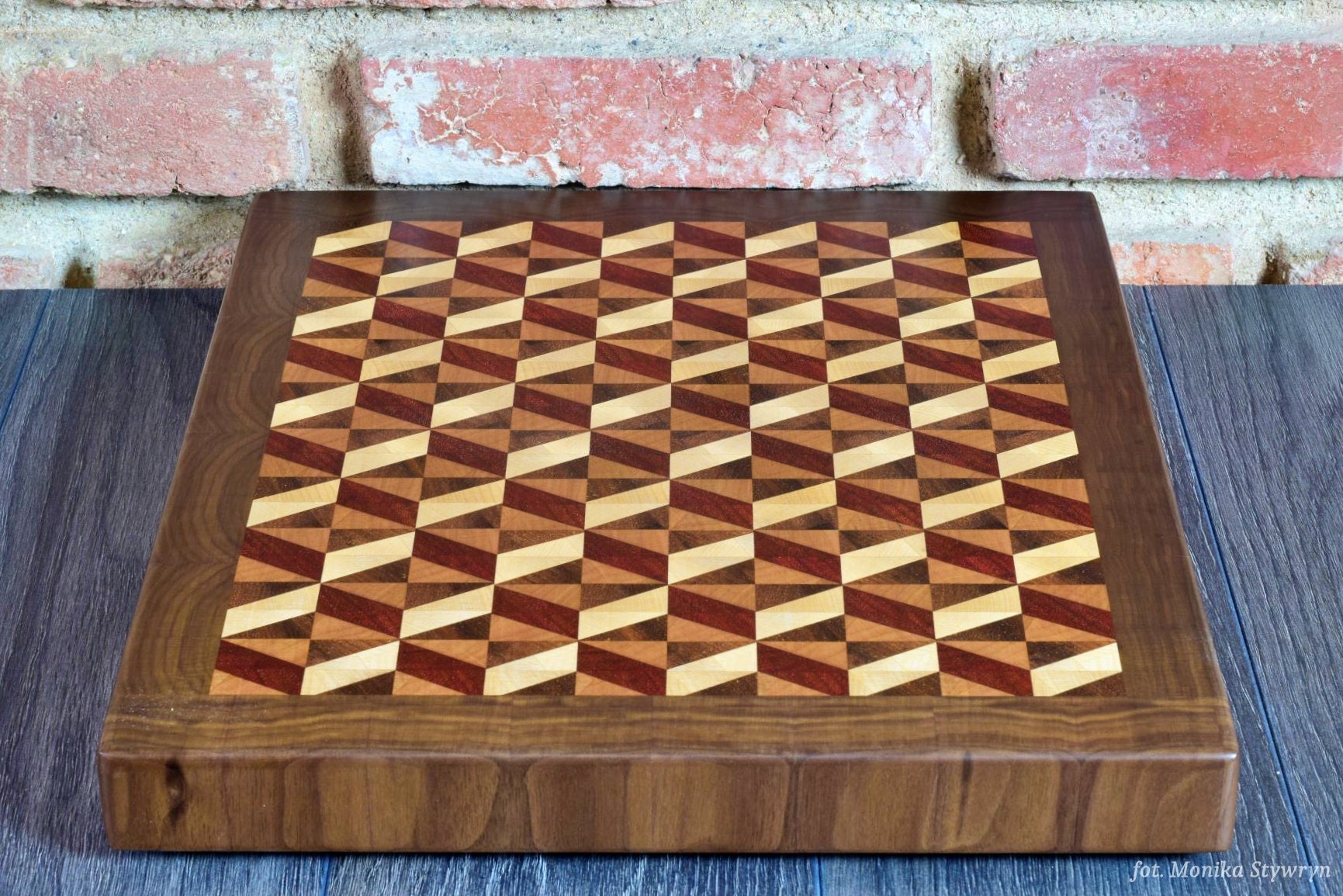 End Grain Cutting Board 3D, Butcher Block, Schneidebrett, Küchenbrett ...