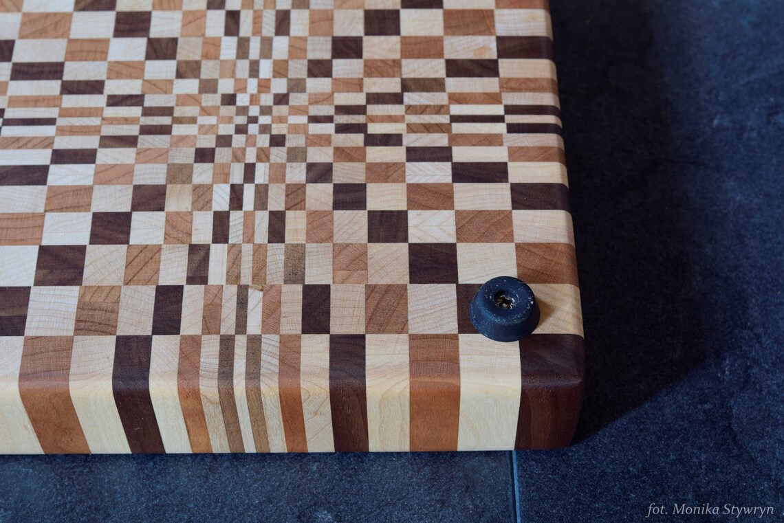 End Grain Cutting Board 3D, Butcher Block, Schneidebrett, Kuchenbrett ...