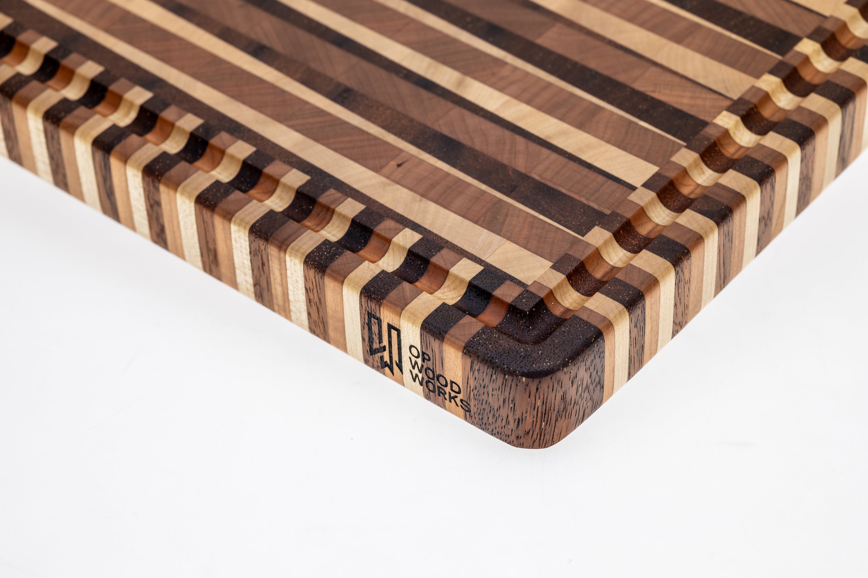 End Grain Cutting Board 3D, Butcher Block No. 012/1. Pattern: 012 – “my ...