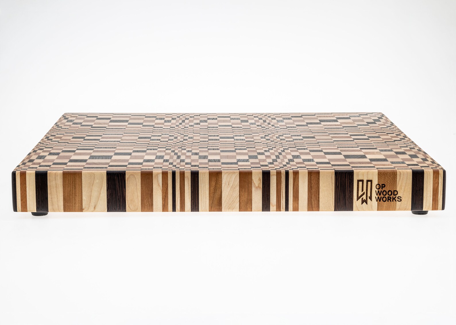 End Grain Cutting Board 3D, Butcher Block, Decor Board No. 003D/1 ...