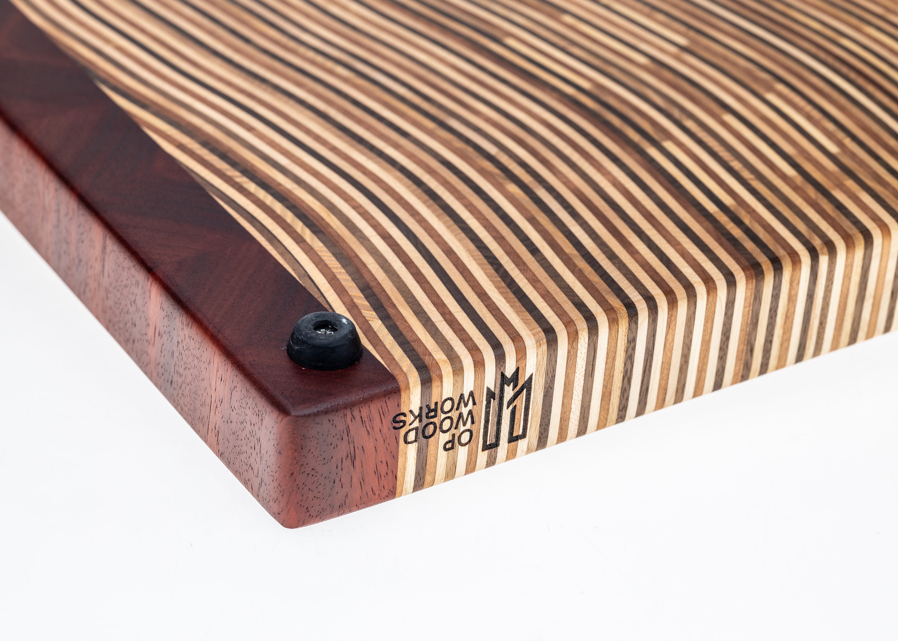 End Grain Cutting Board 3D, Butcher Block, No. 017/1. Pattern: 017 ...