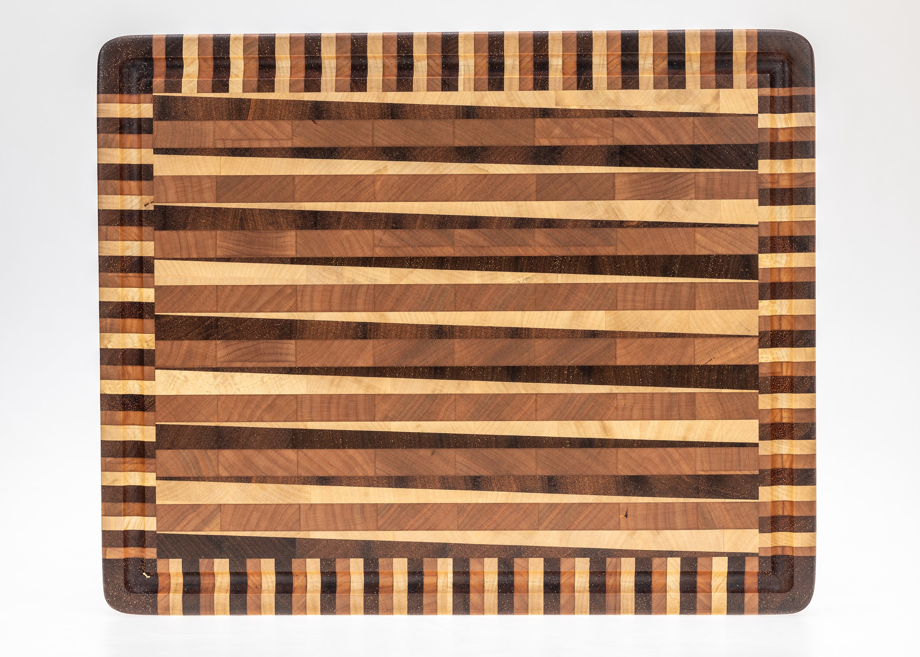 End Grain Cutting Board 3D, Butcher Block No. 012/1. Pattern: 012 – “my ...
