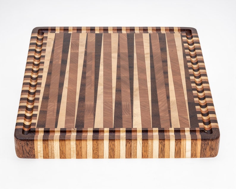 End Grain Cutting Board 3D, Butcher Block No. 012/1. Pattern: 012 – “my ...
