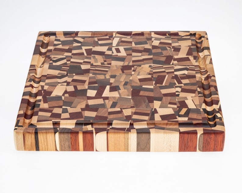 End Grain Cutting Board, Butcher Block, No. 001/14. Pattern: 001 ...