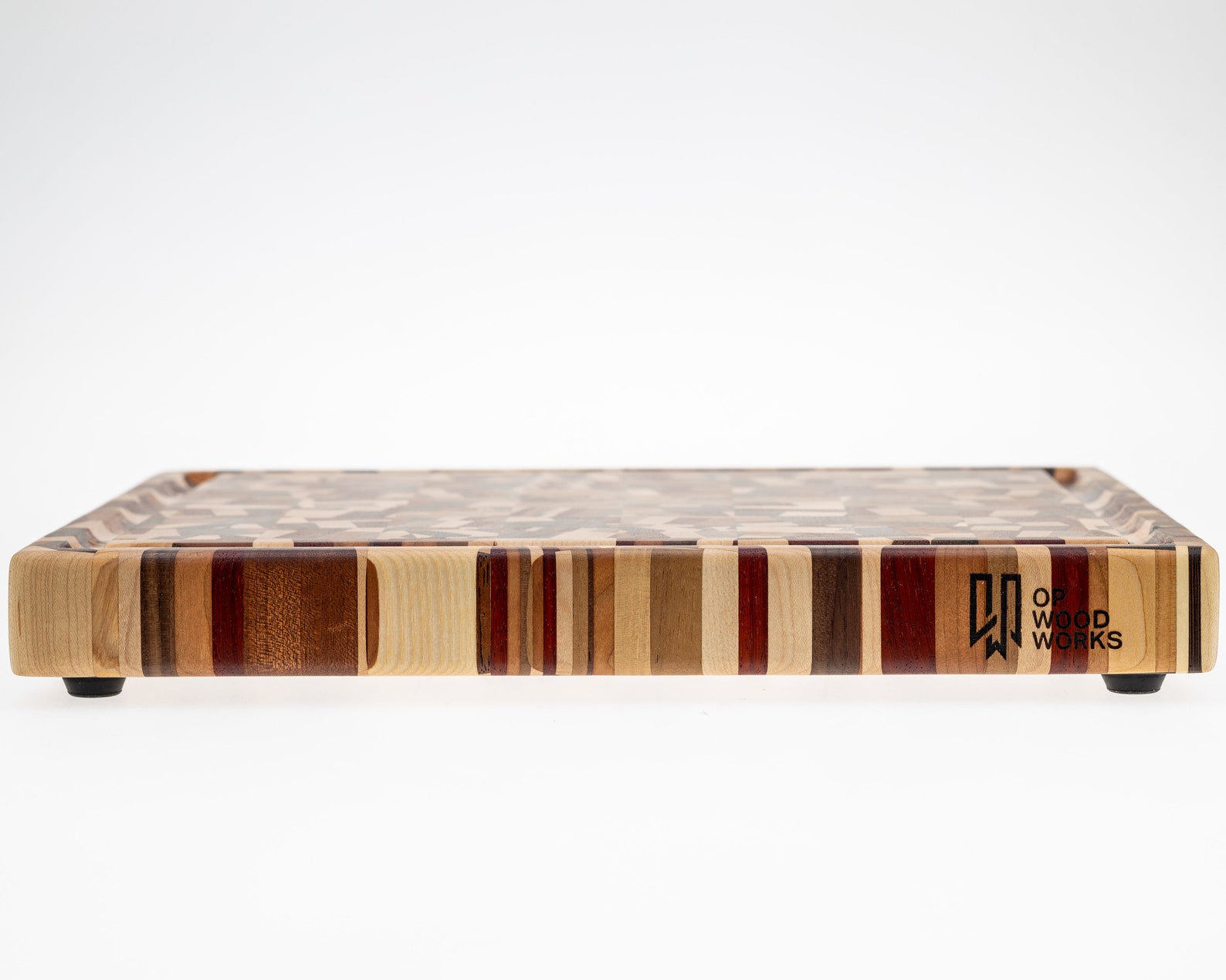End Grain Cutting Board, Butcher Block, No. 001/14. Pattern: 001 ...
