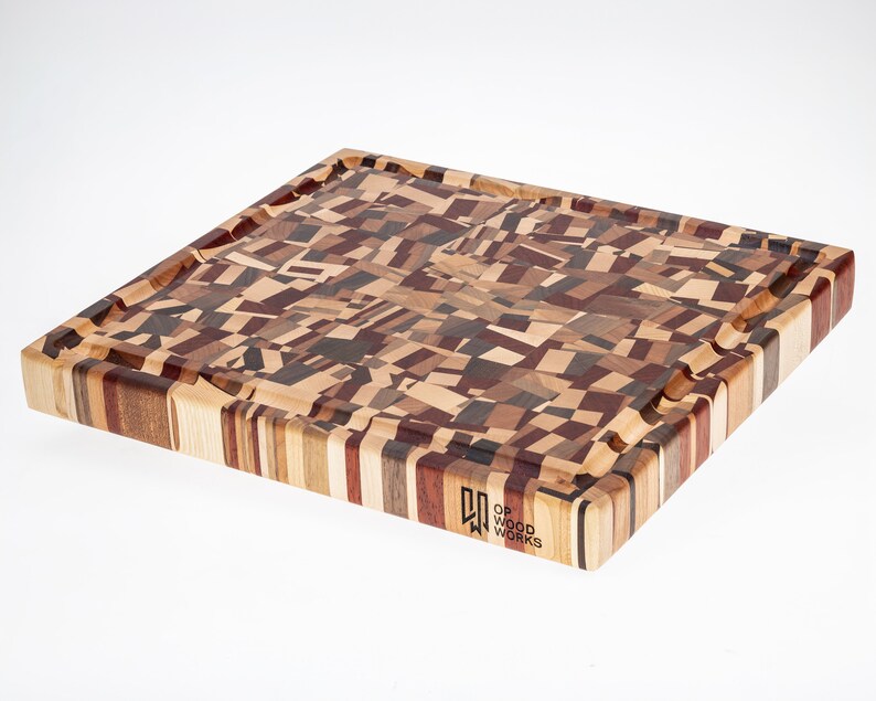 End Grain Cutting Board, Butcher Block, No. 001/14. Pattern: 001 ...