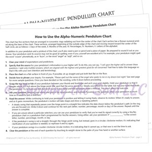 Printable Alpha-numeric Pendulum Chart (digital Download) - New and ...