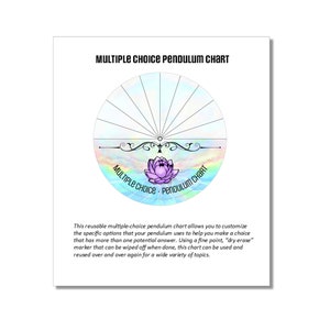 Multiple Choice Wipe-off Pendulum Chart - 8 Inch Round Aluminum ...