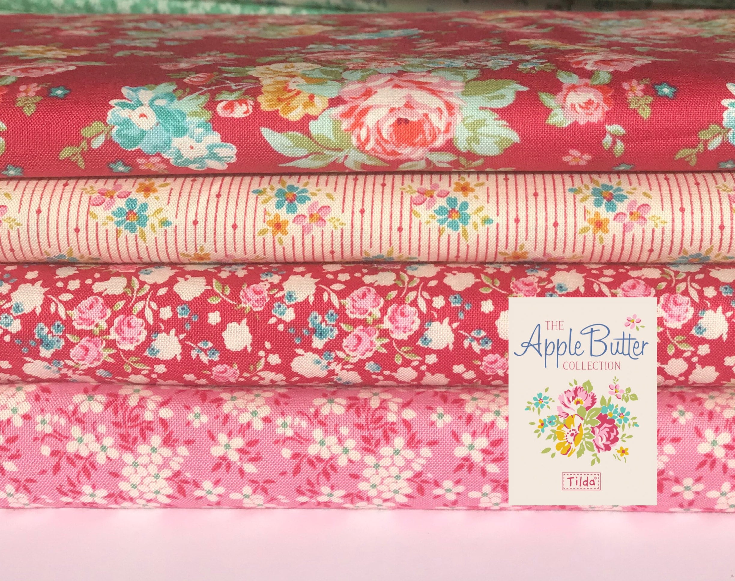 Tilda Fabrics Fabric Pack Apple Butter 17 | Etsy