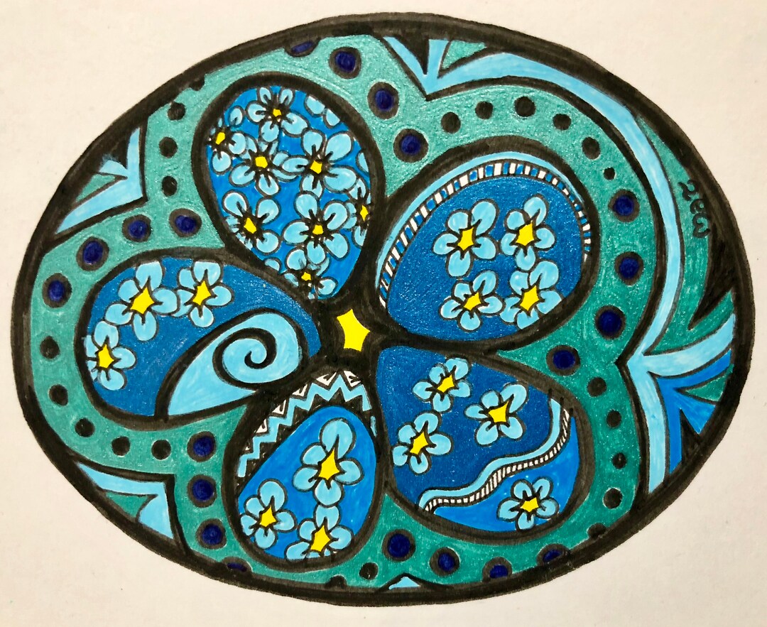 Forget-me-not Sticker - Etsy