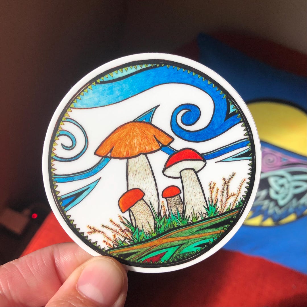 Bolete Family Sticker - Etsy