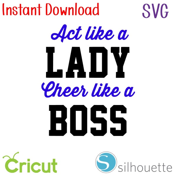 Cheer Like a Boss - Etsy