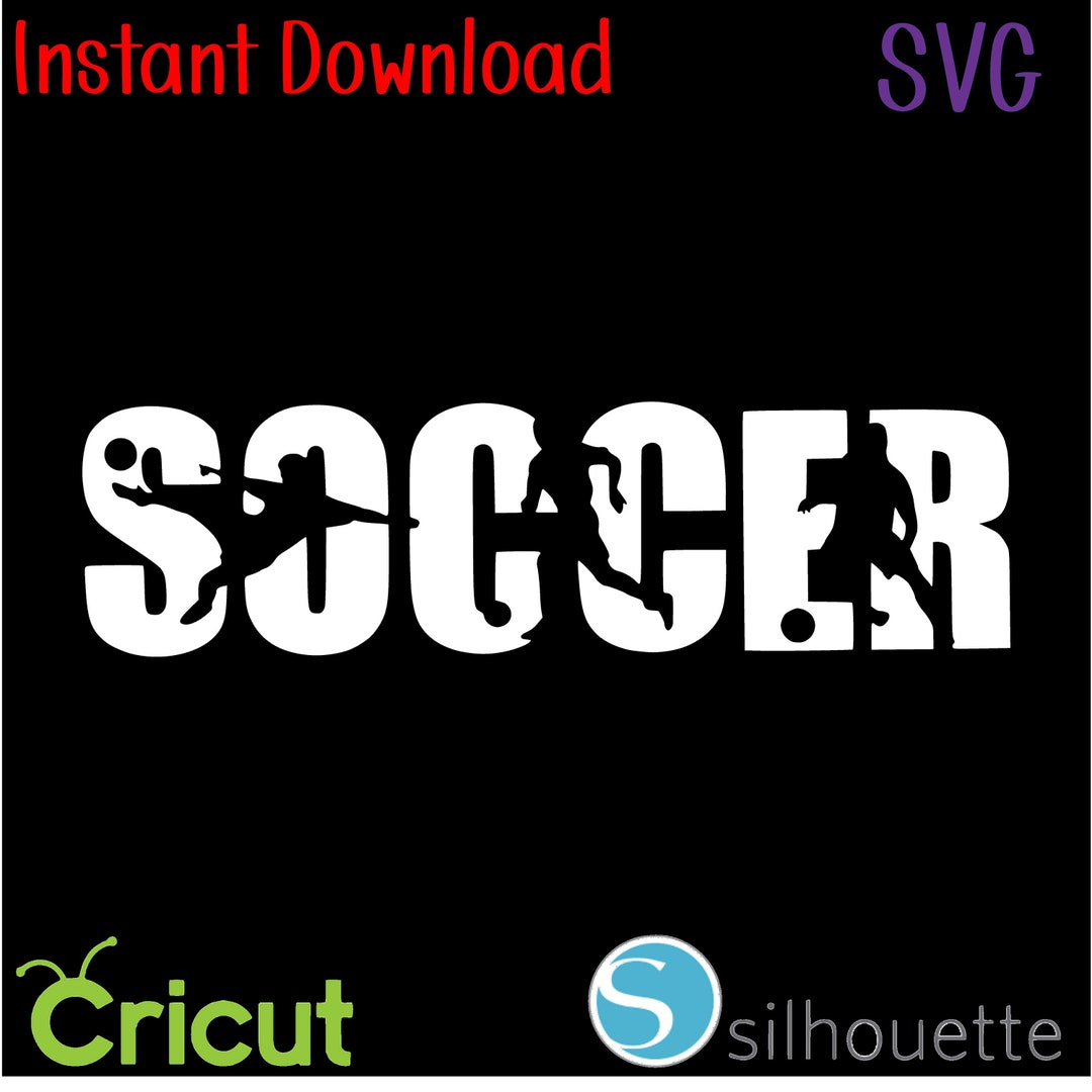 Instant Download - SVG - Soccer Decal - Etsy