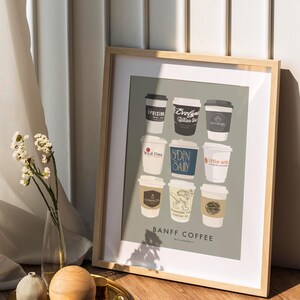 Banff Coffee Art Print | Alberta Coffee Scene | Kananaskis Coffee Shops ...