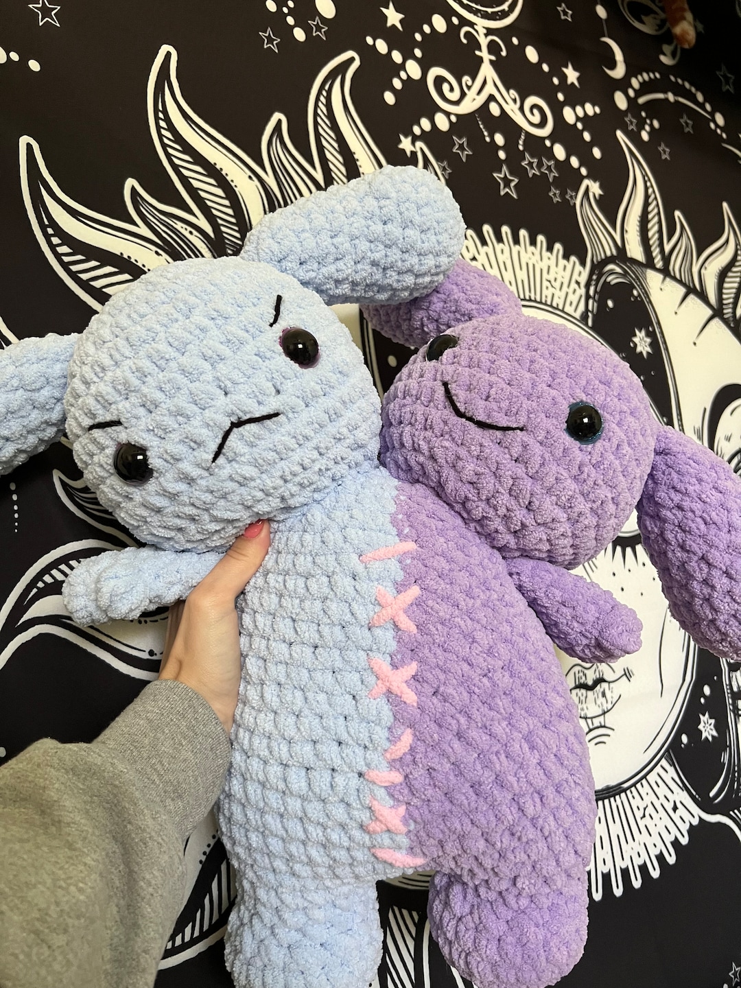 Two Headed Bunny Plushie - Etsy