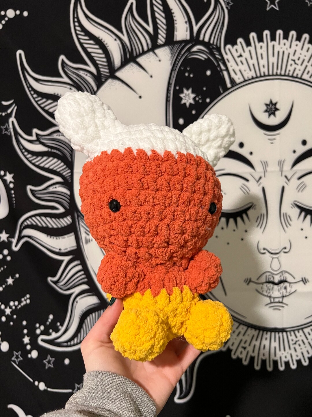 Candy Corn Bunny Plushie - Etsy