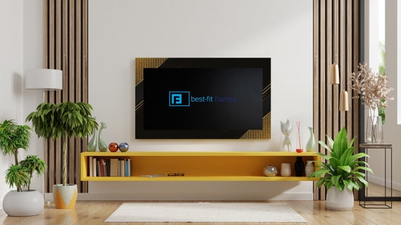 Futuristic Yellow TV Graphic Aesthetic Home Décor Canvas - Etsy