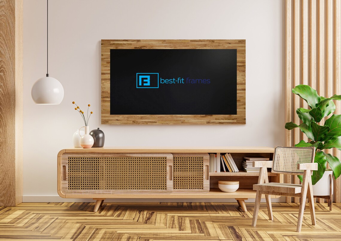 Bamboo Tile TV Graphic Aesthetic Room Décor Wall Art Wall - Etsy