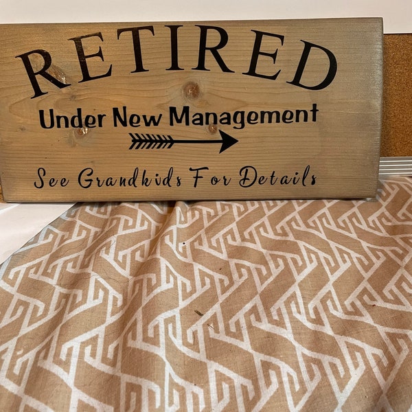 Retirement Under New Management Sign - Etsy Canada