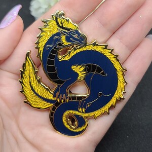 SPECIAL* LIMITED RUN Ancient Dragon Enamel Pins- Hard Enamel 2.5" - Etsy