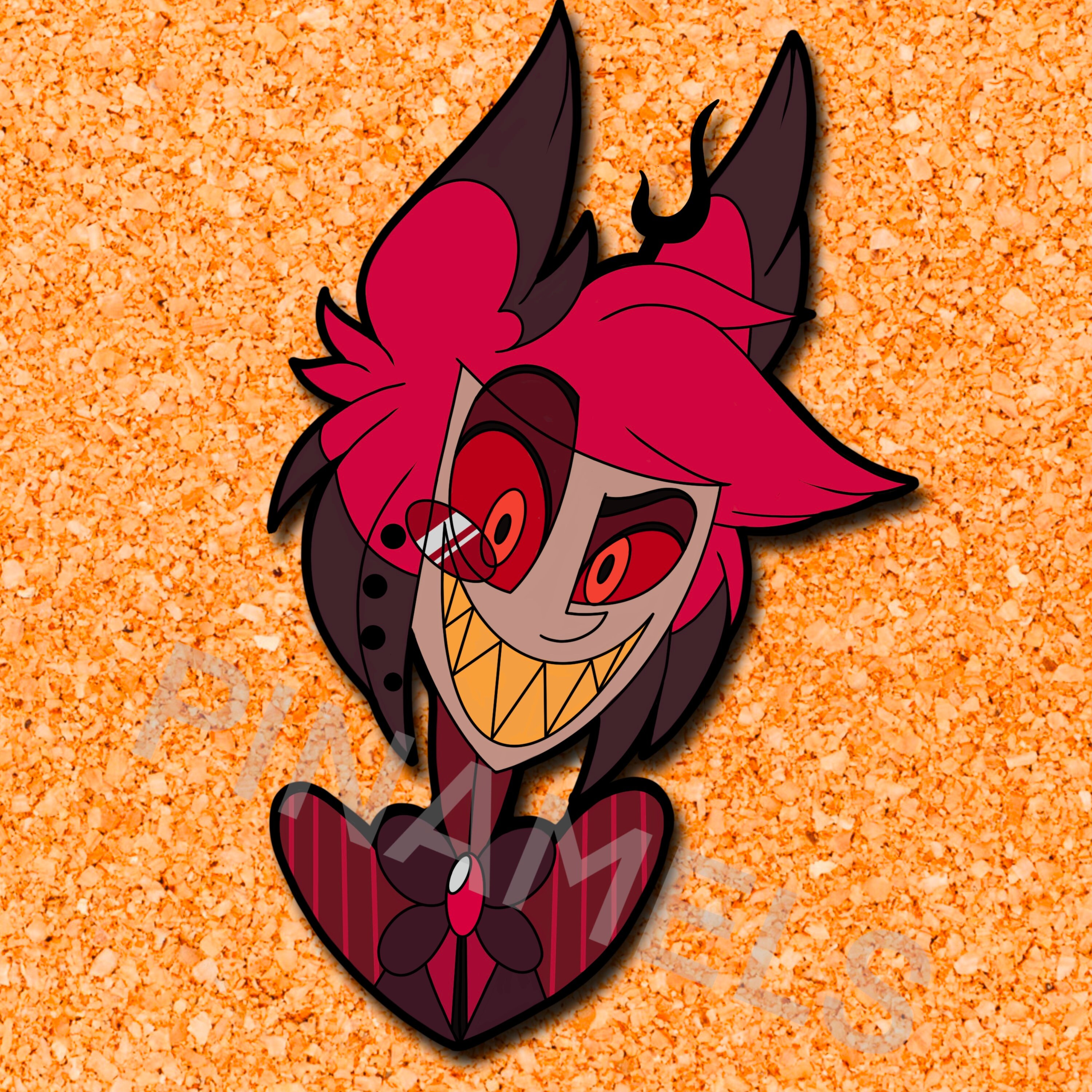 Alastor V2 Hazbin Enamel Pin 1.25 | Etsy