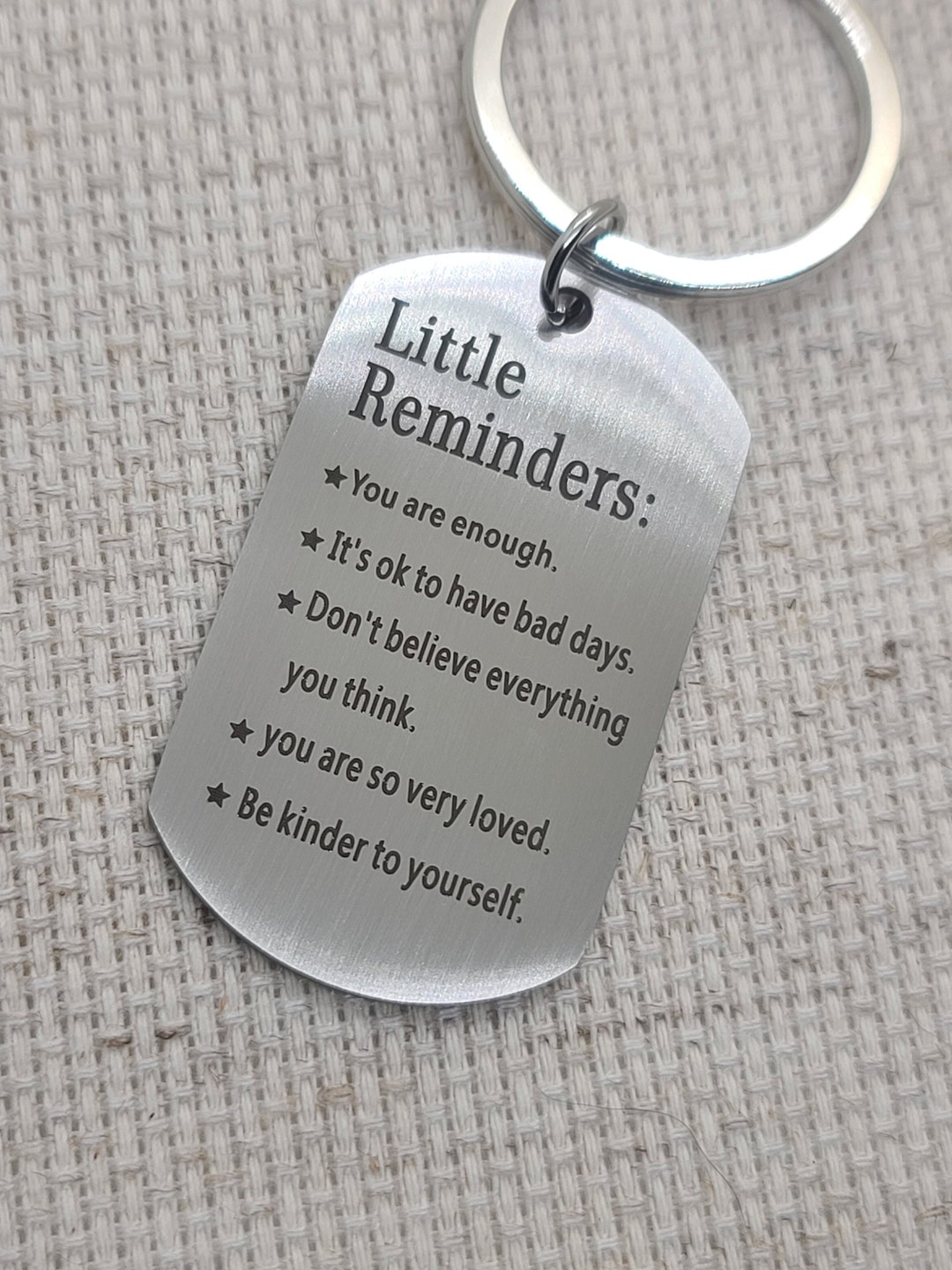 Little Reminder Keychain for Any Loved One- K27 - Etsy