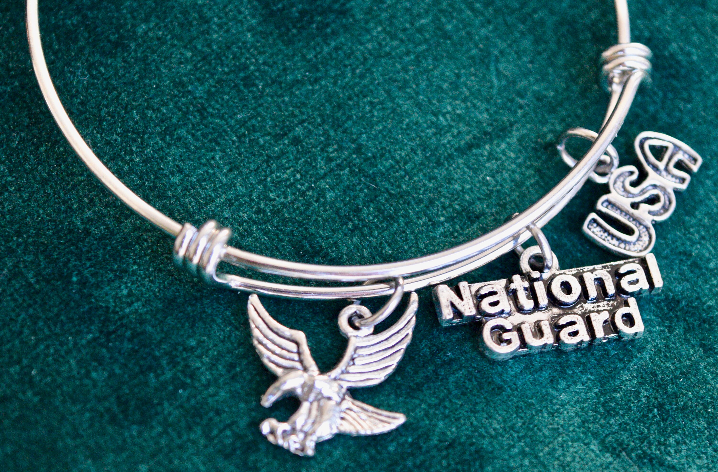 National Guard Theme Charm Bracelet Perfect for Those Who - Etsy UK