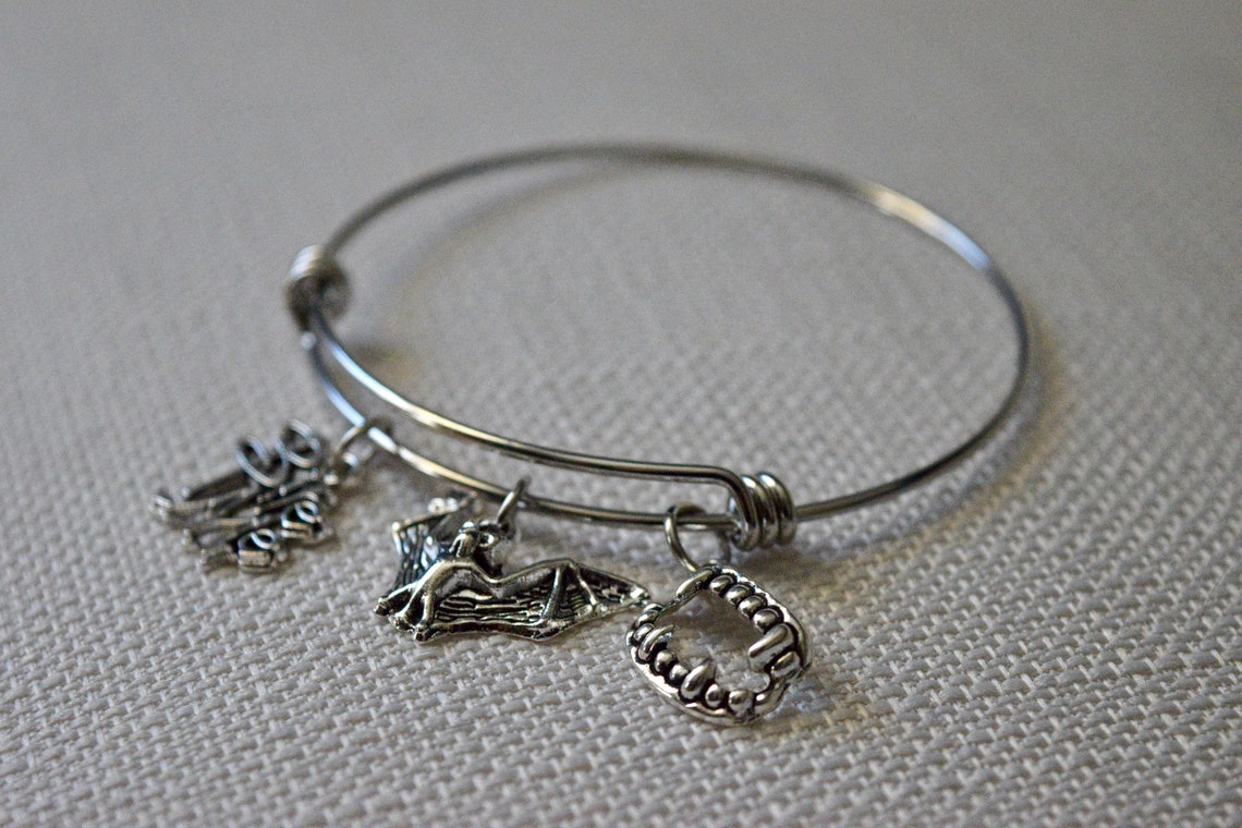 Vampire Theme Charm Bracelet Perfect for Those Who Love the - Etsy