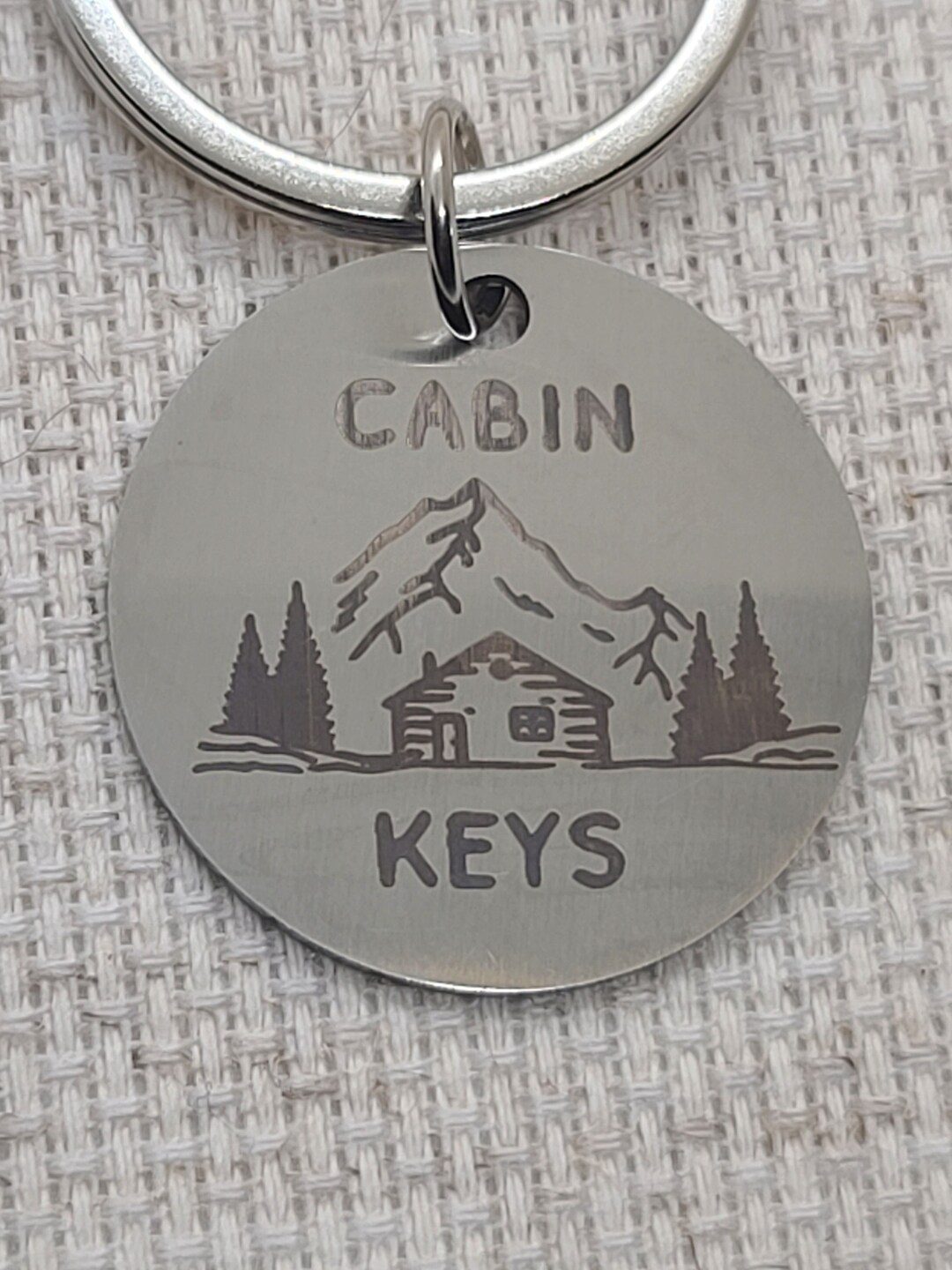 CABIN KEYS Keychain - Cabin in the Mountains - K29 - Etsy