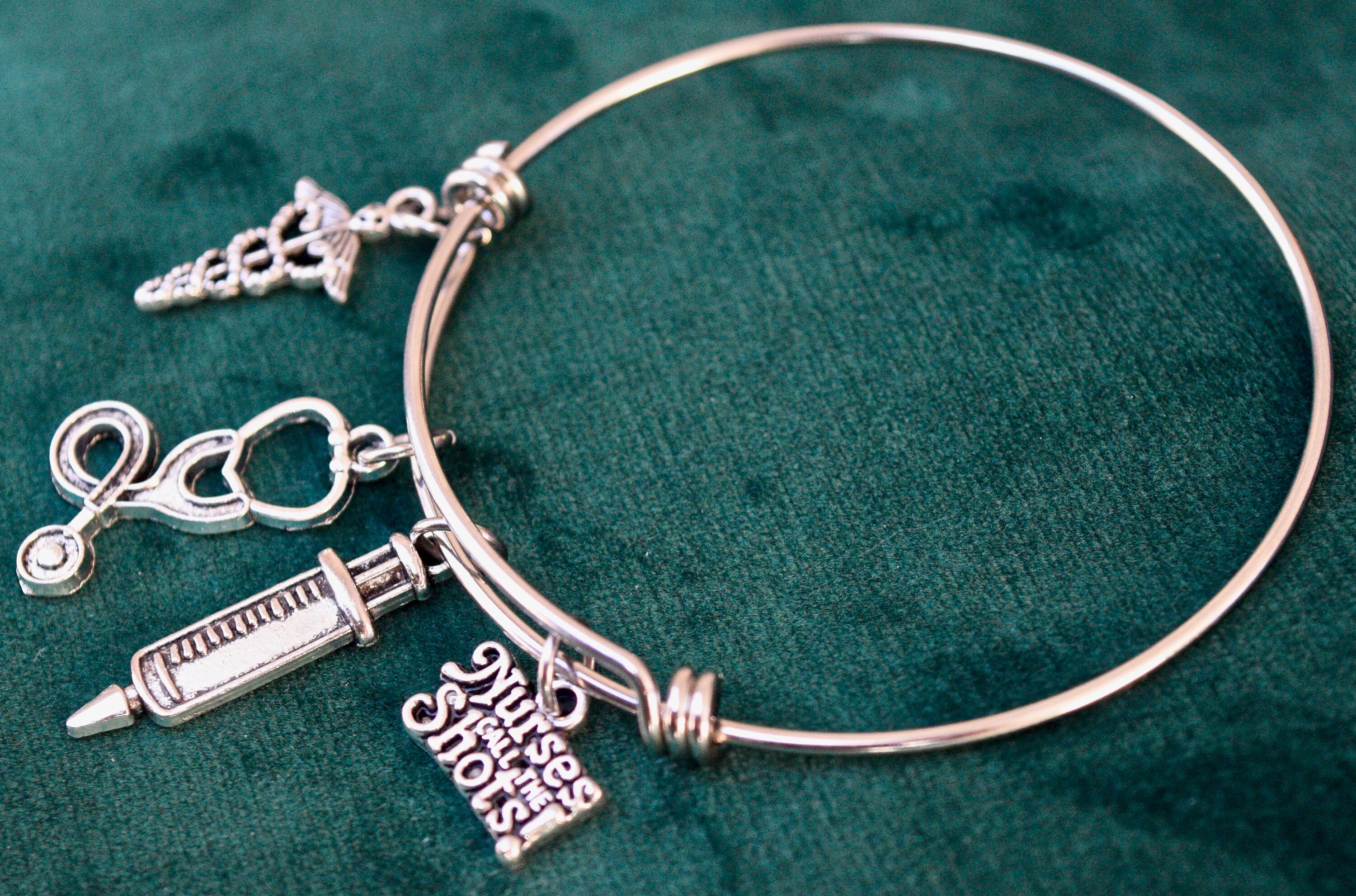 Nurse Theme Charm Bracelet Perfect for those who devote | Etsy