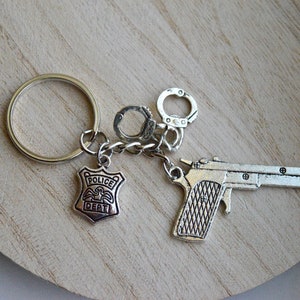 Police Officer Key Chain Two Options Honoring Those Who - Etsy