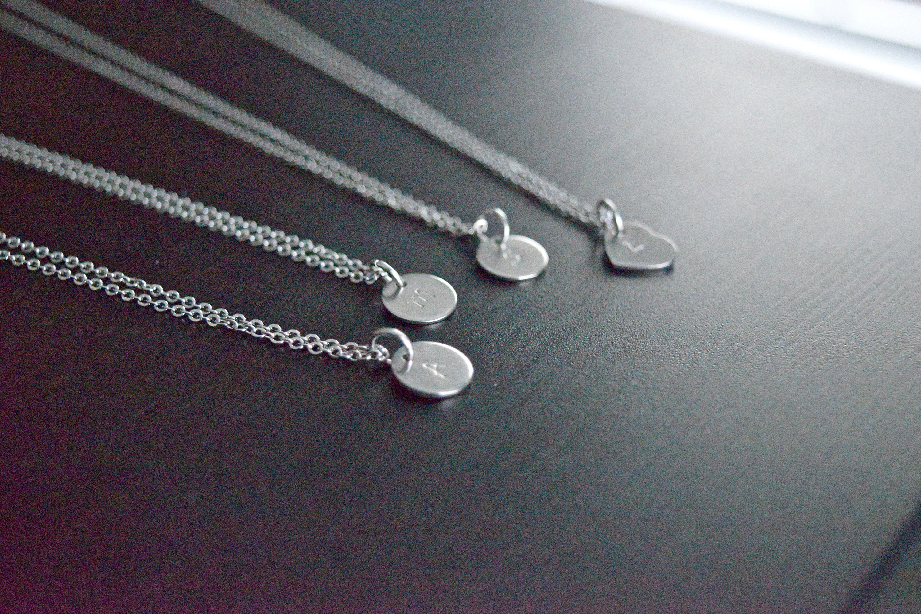 Personalized Stainless Steel Initial Necklace Perfect for | Etsy