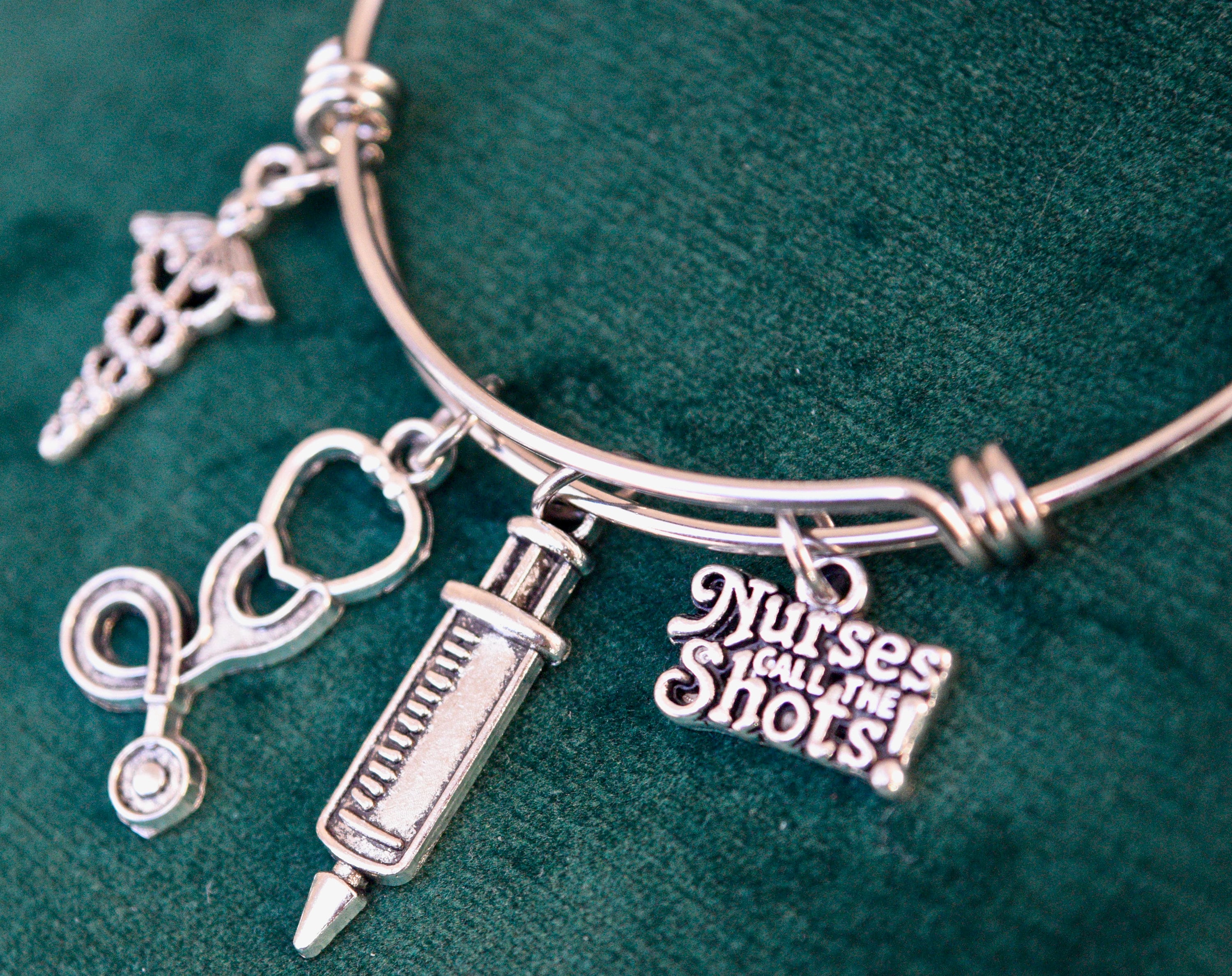 Nurse Theme Charm Bracelet - Perfect for Those Who Devote Their Life to ...