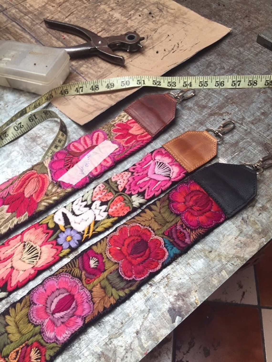 Embroidered Huipil Strap, Handmade Bag Strap From Guatemala, Handmade ...