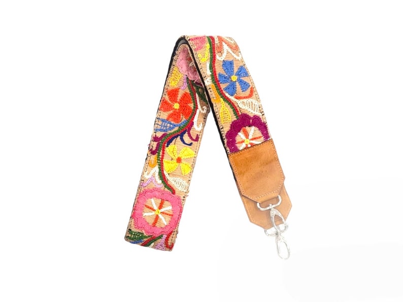 Embroidered Huipil Strap, Handmade Bag Strap From Guatemala, Handmade ...