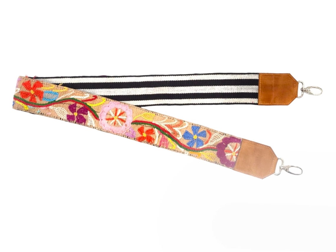 Embroidered Huipil Strap, Handmade Bag Strap From Guatemala, Handmade ...