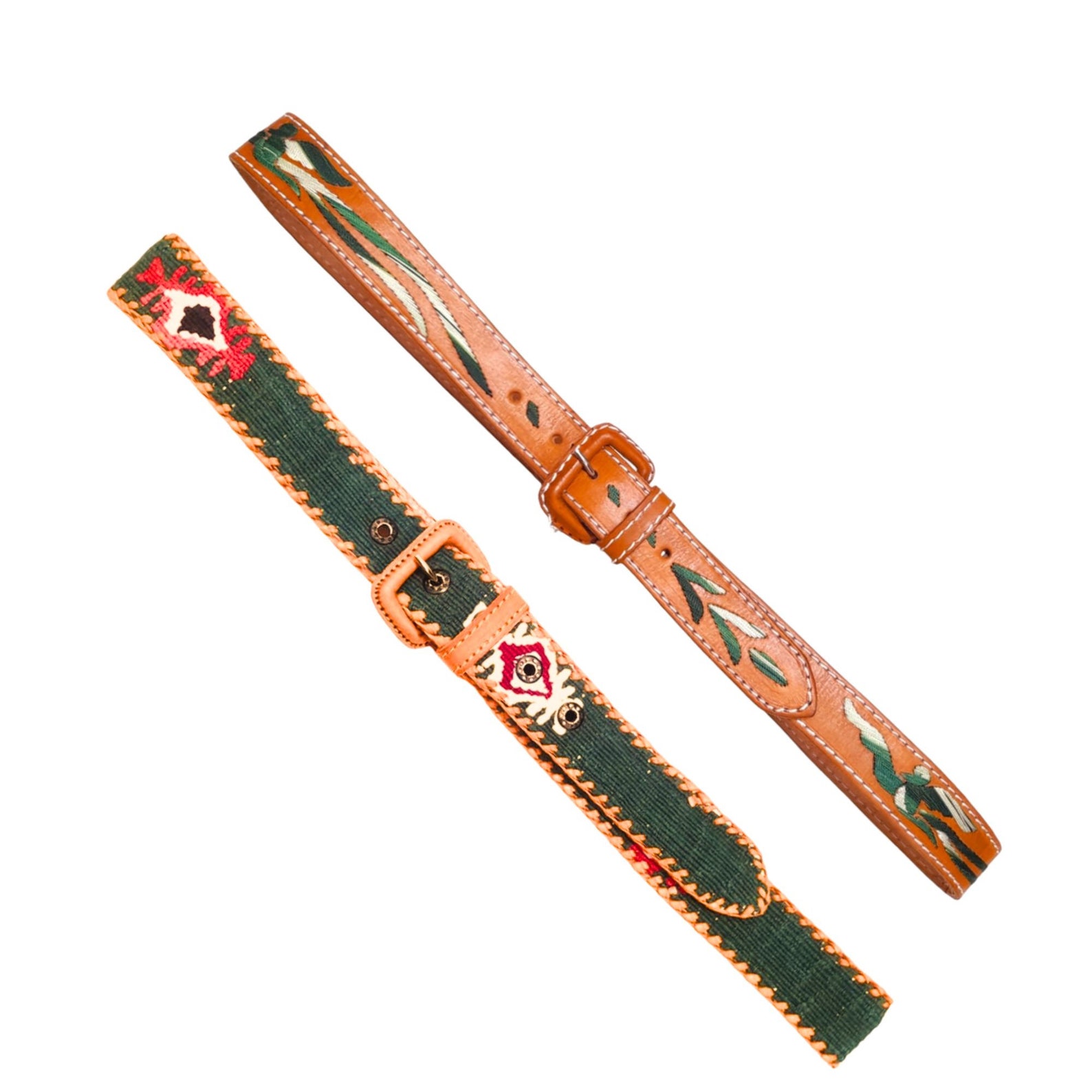 Leather Belts, Handwoven Belt From Guatemala, Boho Belt With Leather ...