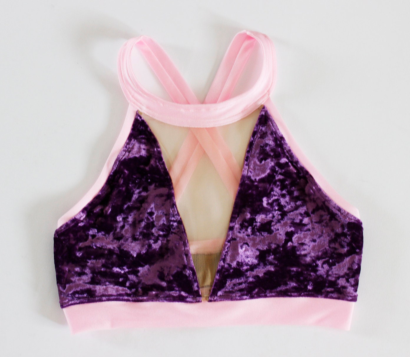 Halter Crop Top Sewing Pattern, Dance, Sport Bralette, Swim Wear ...