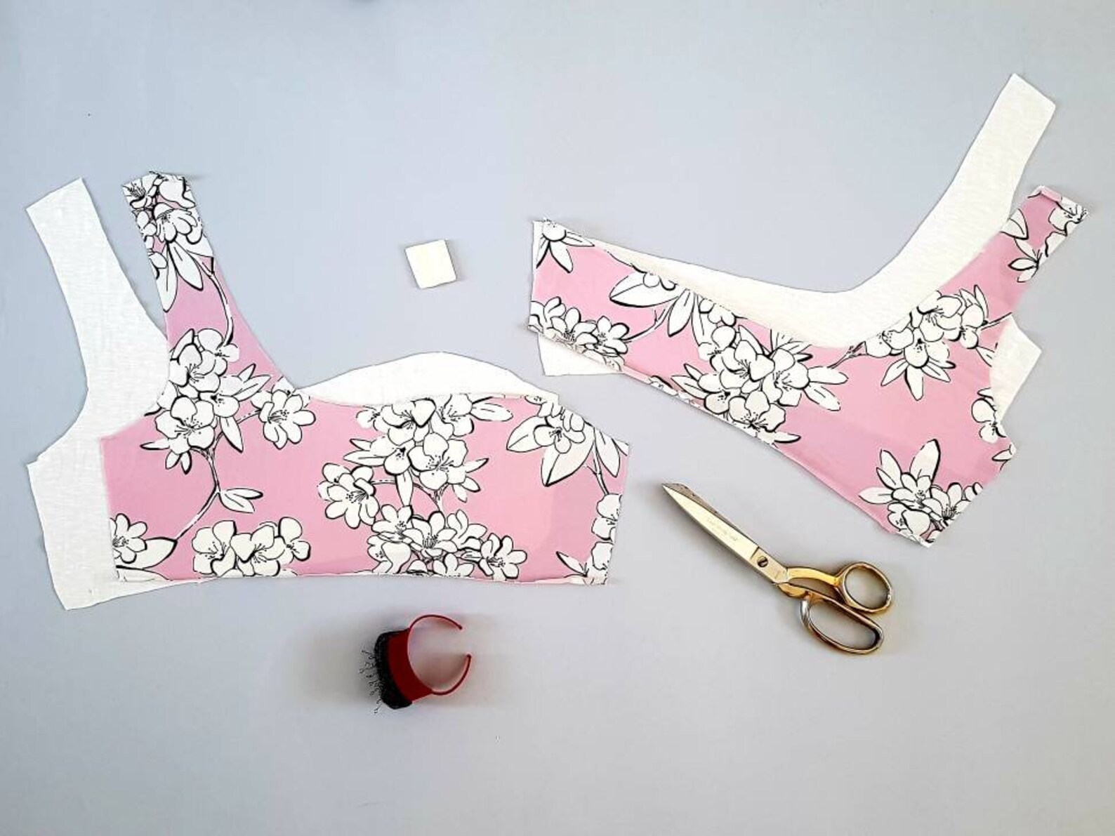 One Shoulder Crop Top Sewing Pattern, Sport Gym Bralette PDF Sewing ...