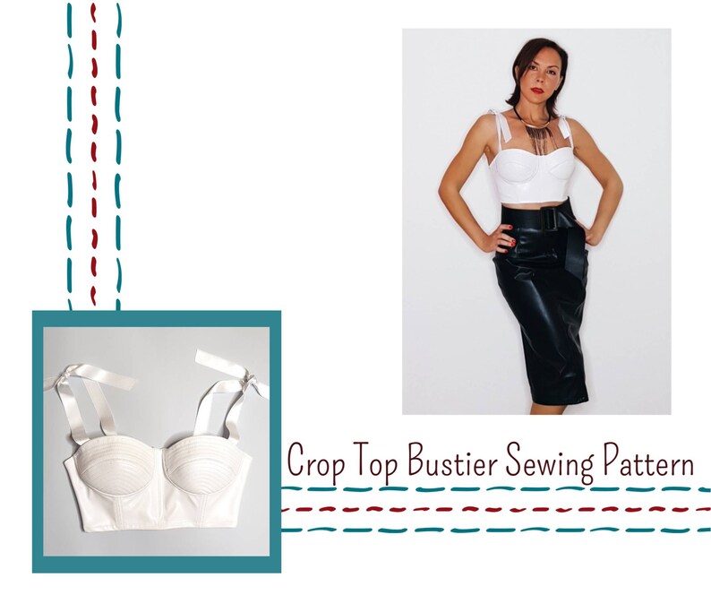Top Bustier Sewing Pattern Pdf Sewing Patterns for Women - Etsy