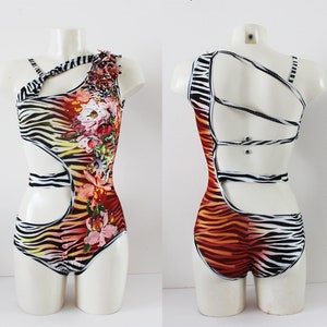 Open Back Bodysuit Sewing Pattern, Dance Costume, Swimsuit Sewing ...