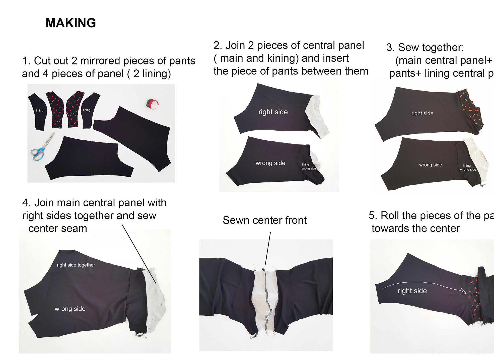 Man Boxer Sewing Pattern Brief Shorts Pole Dance Wear - Etsy