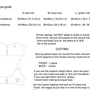 One Shoulder Crop Top Sewing Pattern, Sport Gym Bralette PDF Sewing ...