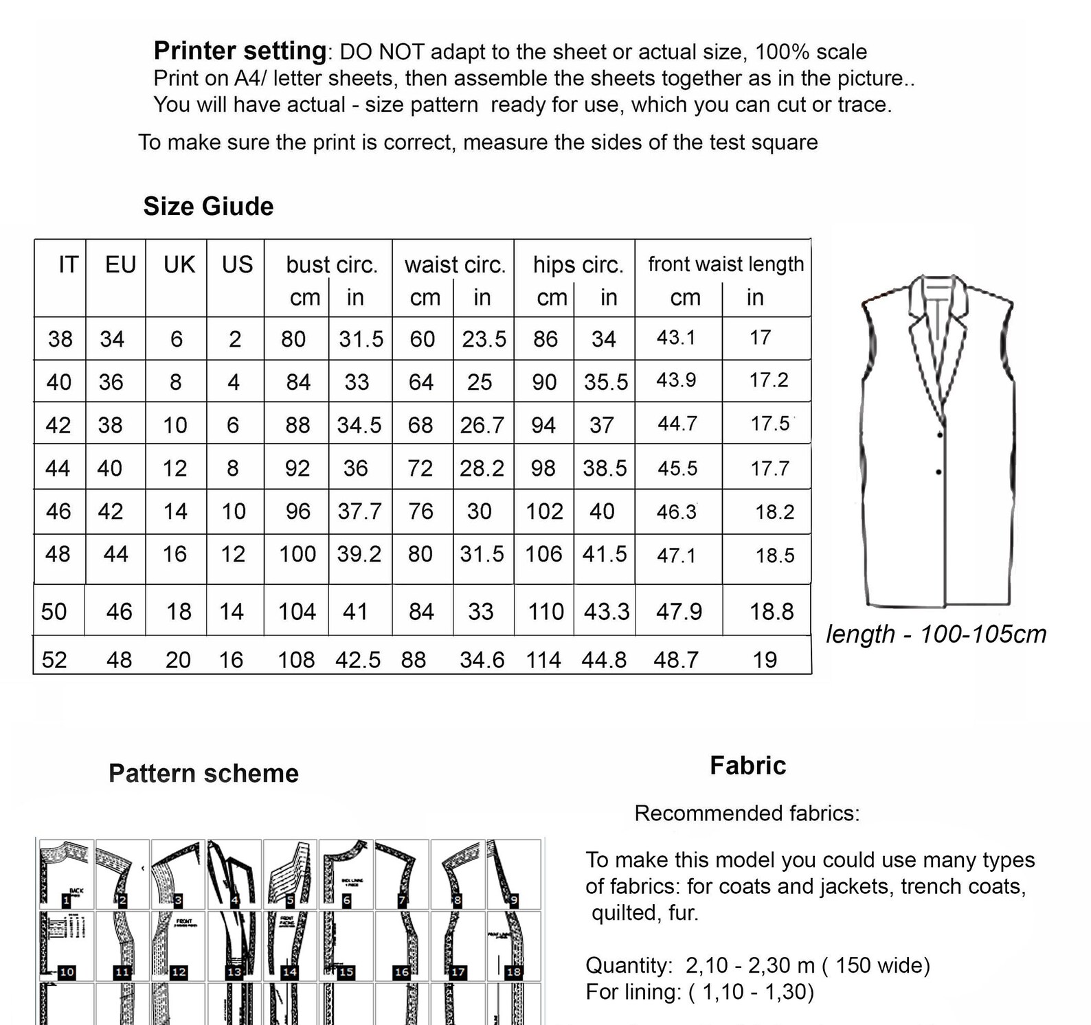 Oversize Long Gilet Sewing Pattern Sleeveless Jacket Women - Etsy Canada