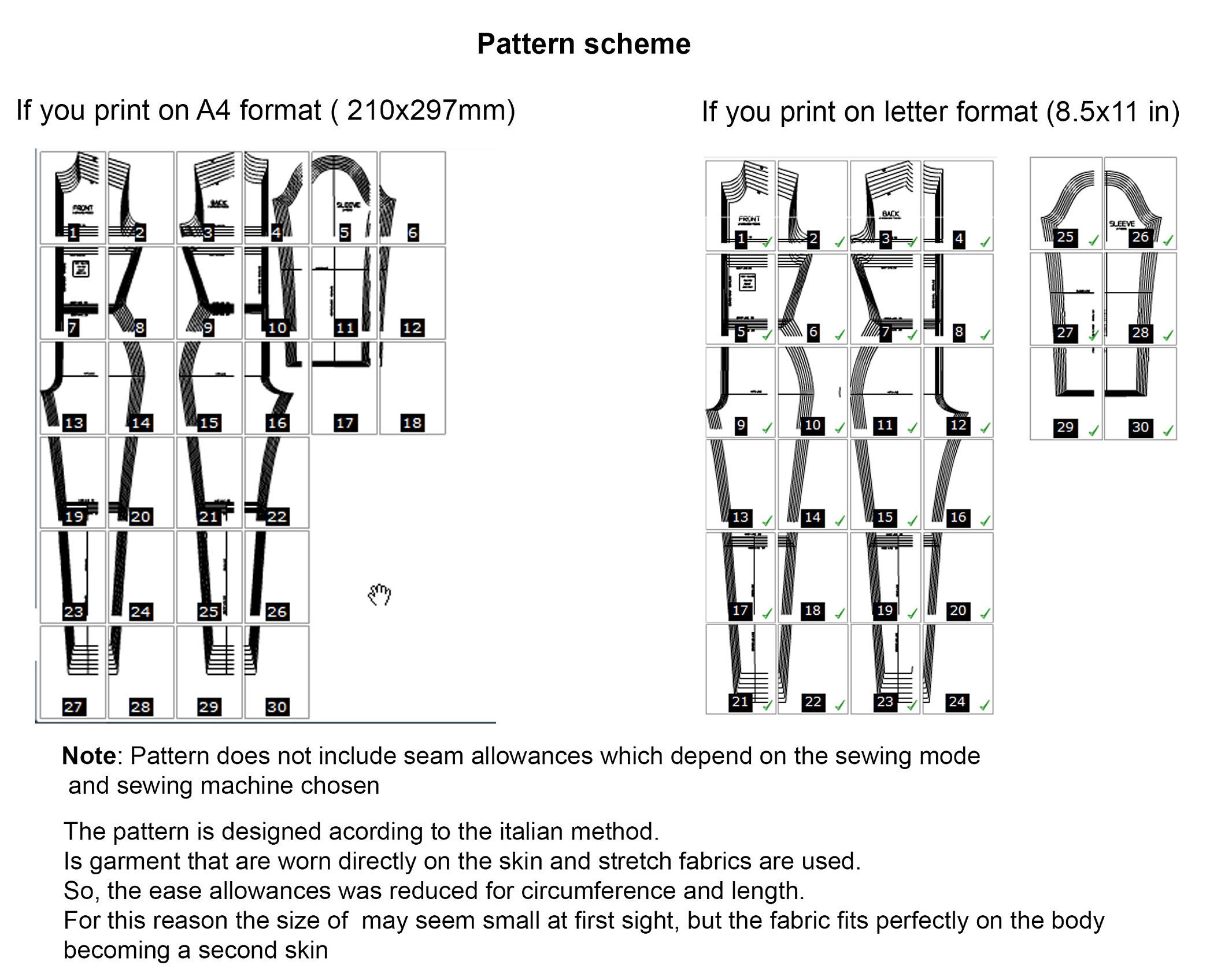 Jumpsuit Catsuit Sewing Pattern for Women Basic Unitard Long - Etsy UK