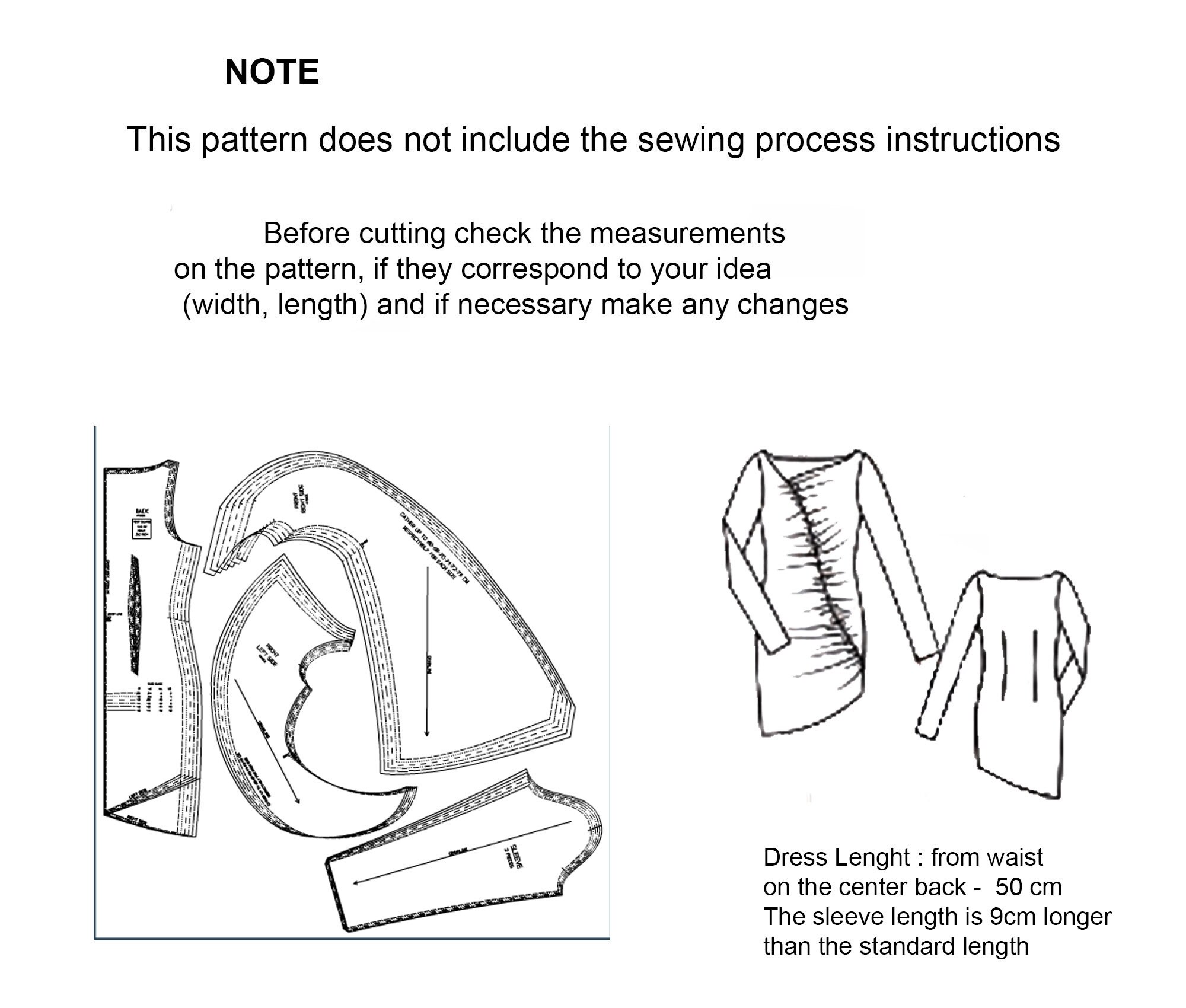 Tube Draped Dress Sewing Pattern for Womeneasy Sewing - Etsy