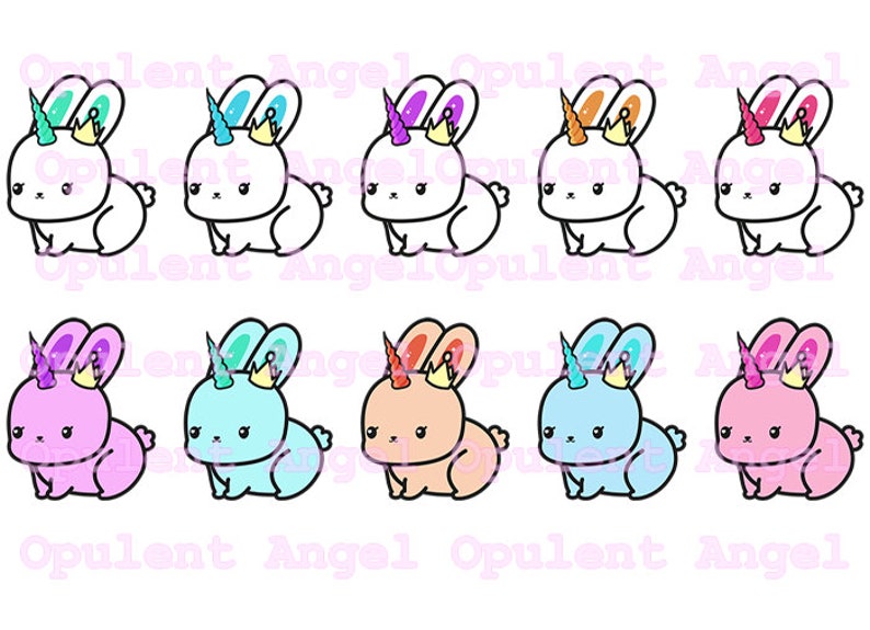 Kawaii Bunnycorn Princess Pack - Etsy Israel